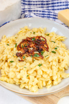 Käsespätzle (German Cheese Spaetzle) - Recipes From Europe