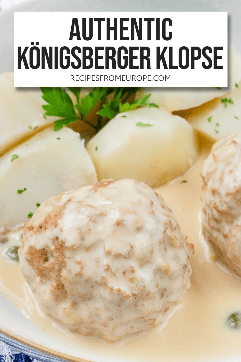 Königsberger Klopse (German Meatballs with Gravy)