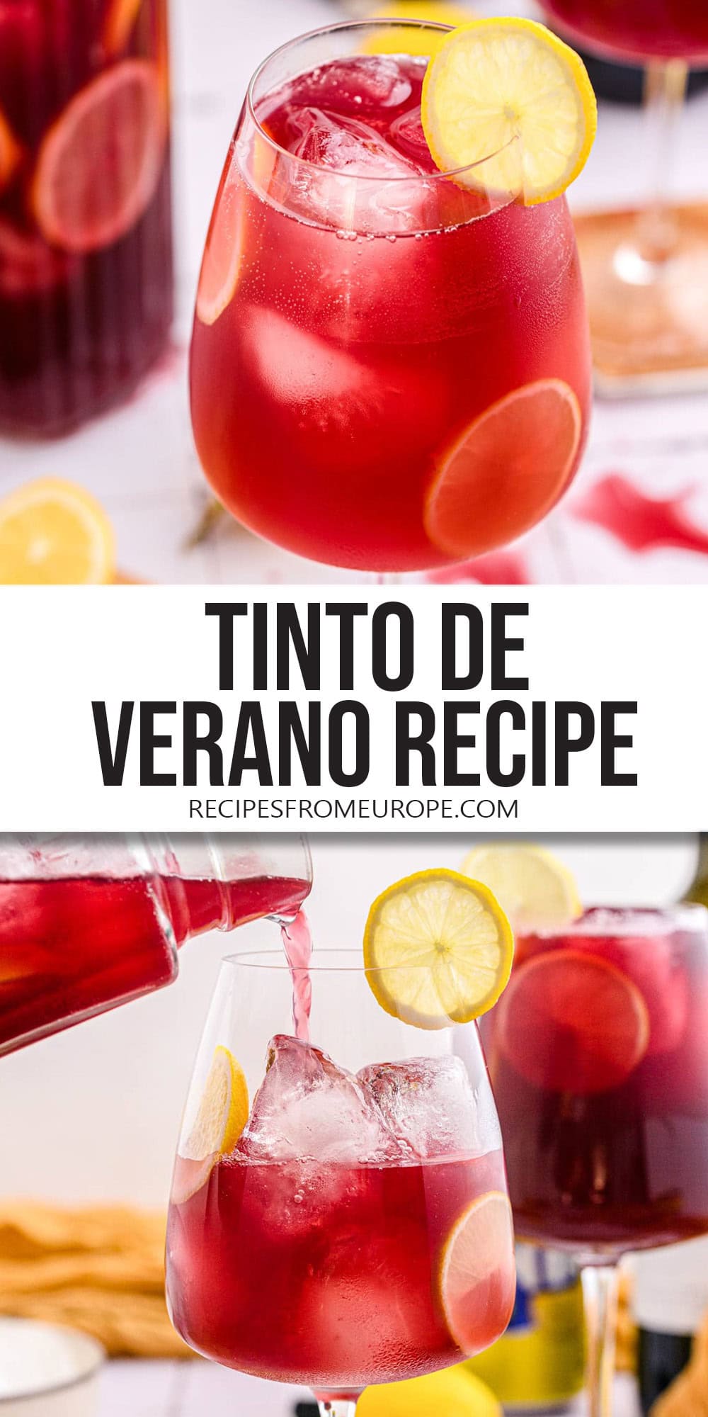 Tinto de Verano (Spanish Summer Drink) - Recipes From Europe