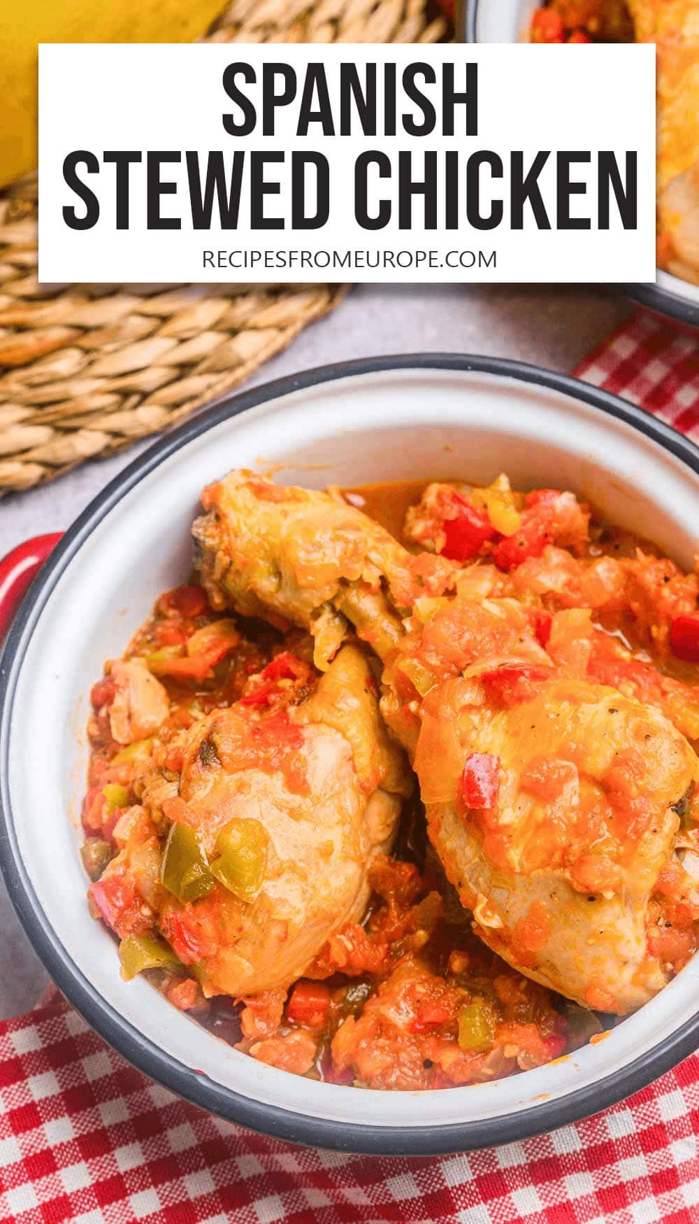 Spanish Stewed Chicken (Pollo al chilindrón) - Recipes From Europe