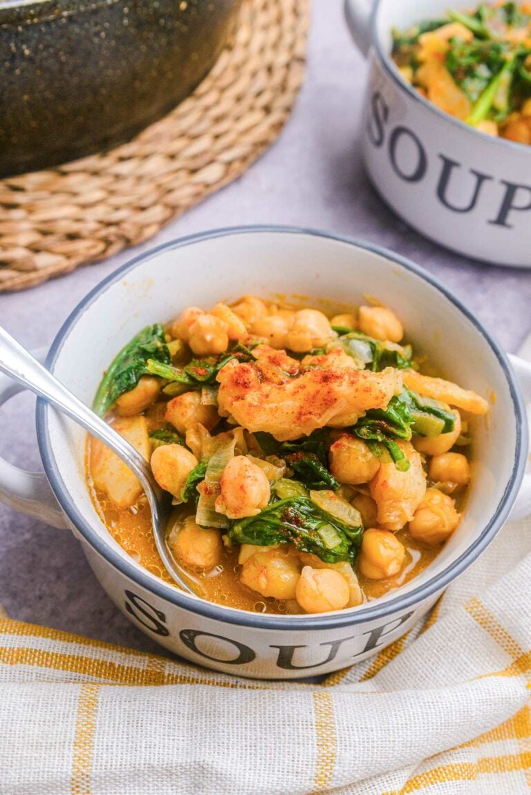 Spanish Cod and Chickpea Stew (Potaje de vigilia) - Recipes From Europe