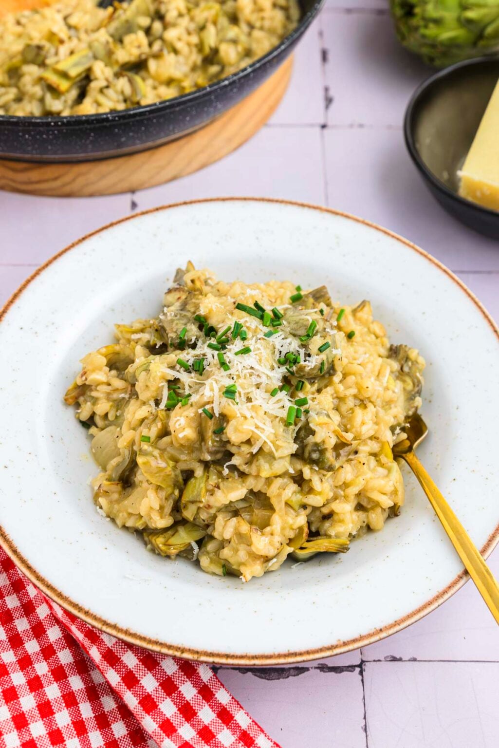 Artichoke Risotto (Risotto ai carciofi) - Recipes From Europe