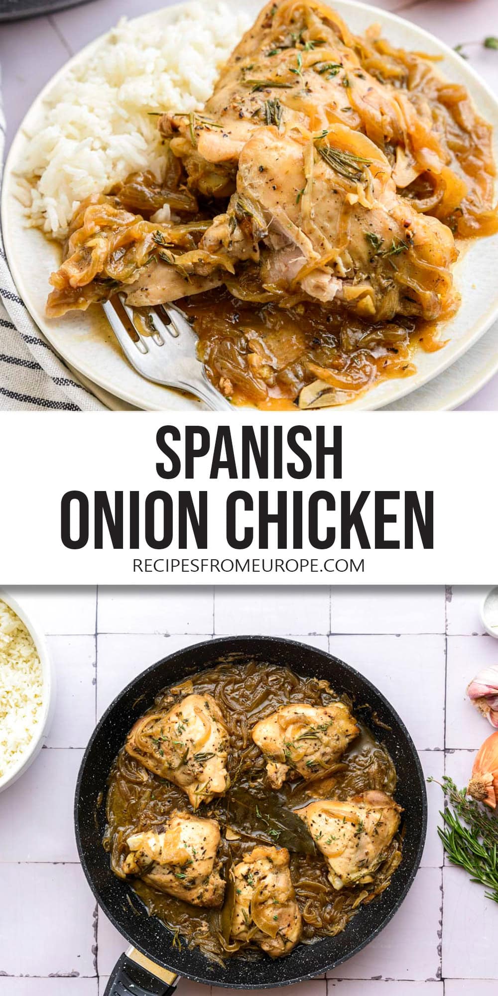 Spanish Onion Chicken (Pollo Encebollado) - Recipes From Europe
