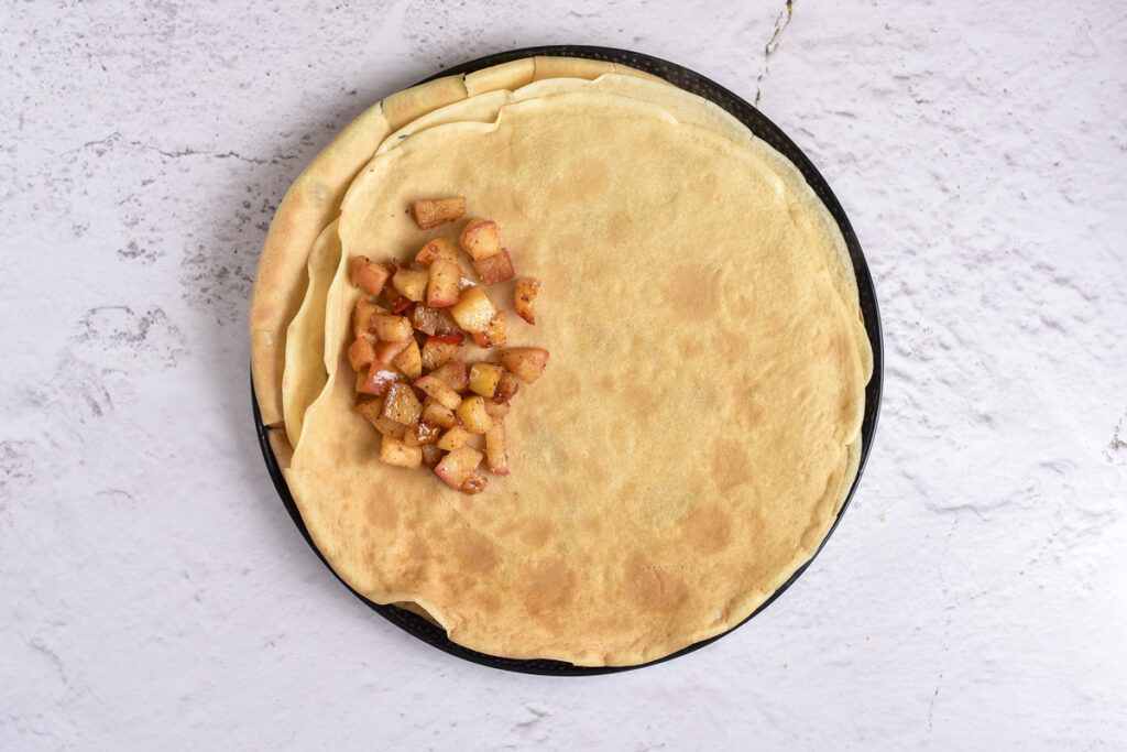 Ukrainian Apple Stuffed Pancakes - Recipes From Europe