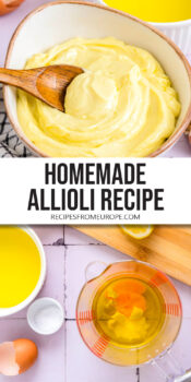 Allioli (Spanish Garlic Sauce) - Recipes From Europe