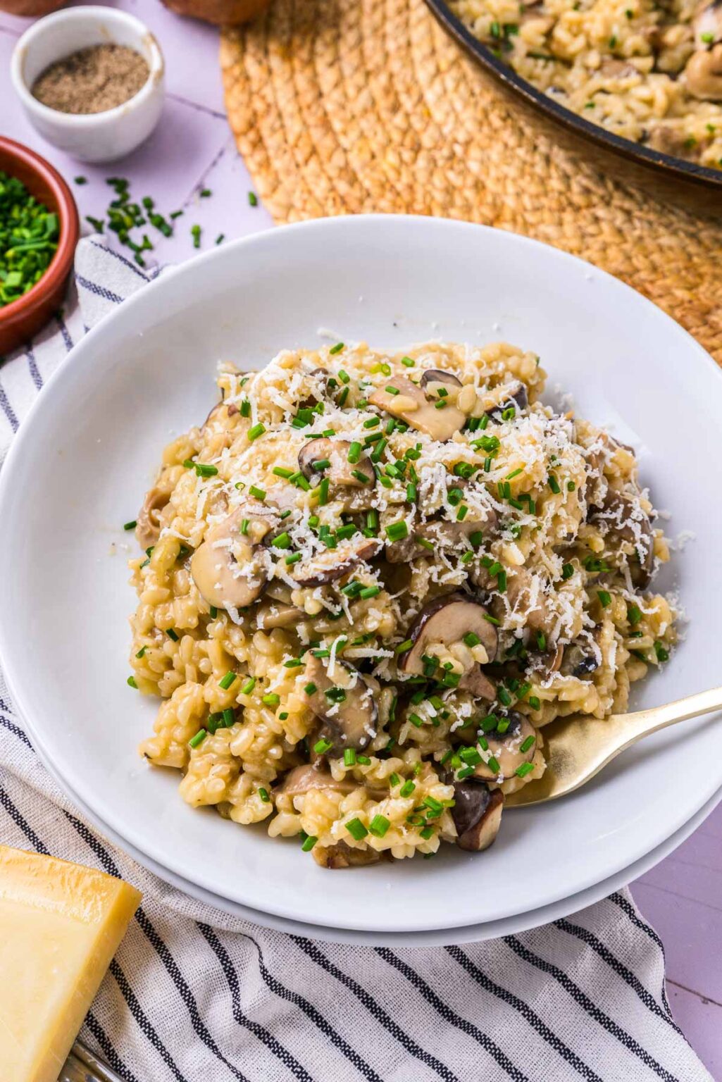 Mushroom Risotto (Risotto ai Funghi) - Recipes From Europe